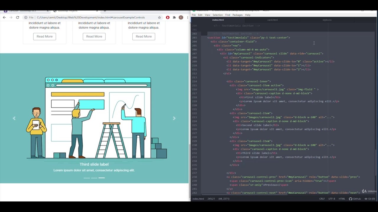 دانلود Udemy Web Development With Bootstrap Python And Django